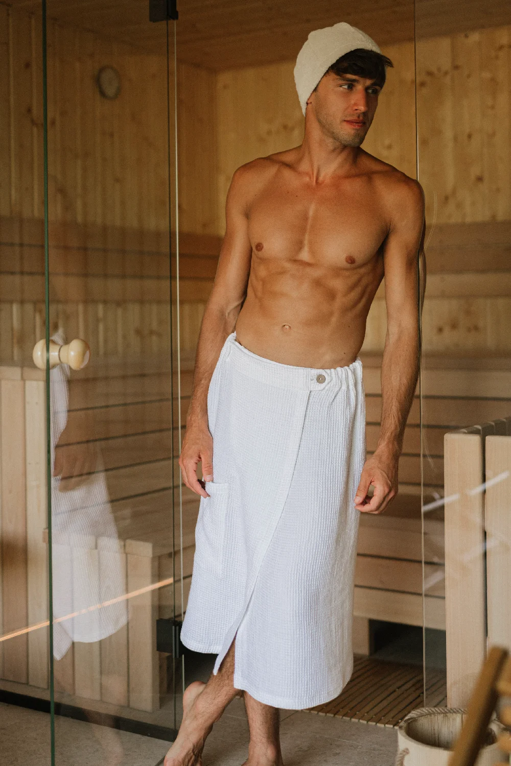 KILT DO SAUNY WAFEL WHITE - Saumi